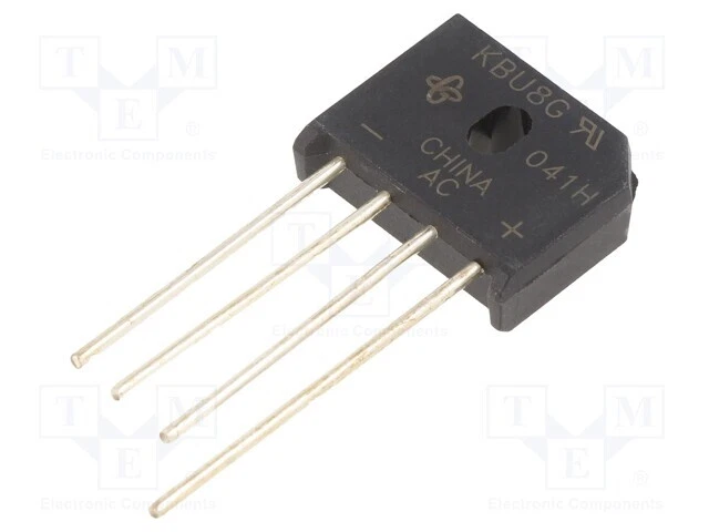 1 PIECE, BRIDGE rectifier: single-phase KBU8G-E4/51 /E2UK £9.91 ...