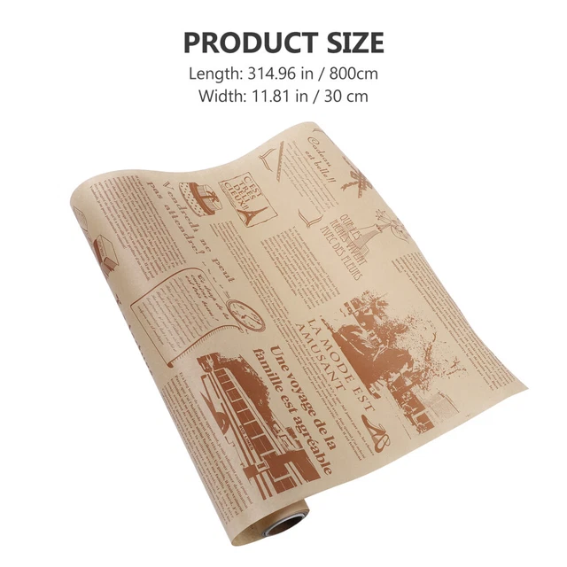 2 ROLLS CARTA Siliconata Per Uso Alimentare Da Forno Blocco Di Pane EUR ...