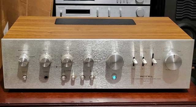 ROTEL STEREO AMPLIFIER RA-412 Vintage 1976 Serviced & Recapped EX ...