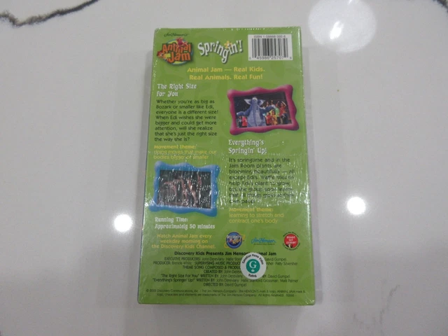 JIM HENSON'S ANIMAL Jam - Springin'! RARE Discovery Kids Channel Video ...