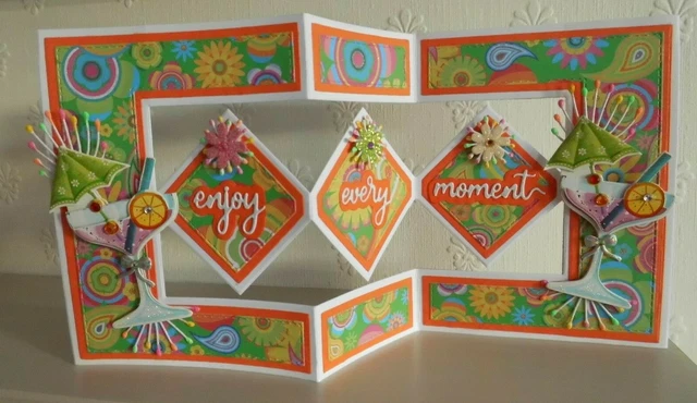 HANDMADE CARD - Open for Any Occasion - Enjoy Every Moment £2.25 ...