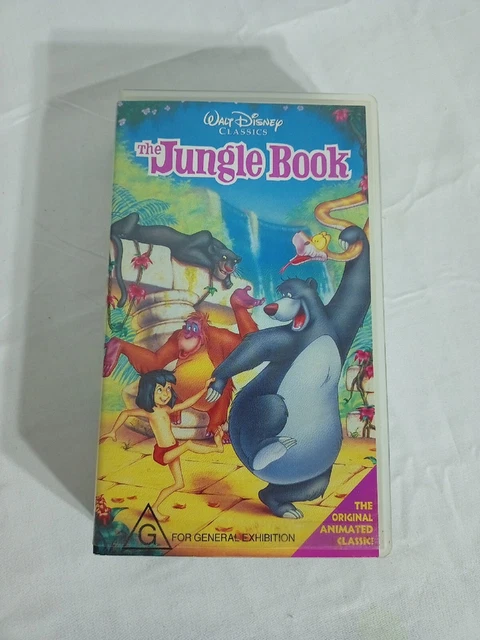 WALT DISNEY THE Jungle Book VHS Tape. Vintage Condition $25.95 ...