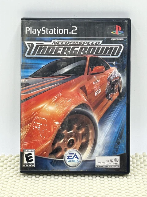 NEED FOR SPEED Underground Sony PlayStation 2 PS2 Complete in Box ...