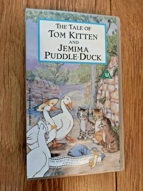 TOM KITTEN & Jemima Puddle Duck ~ Beatrix Potter Vhs Video £5.50 ...