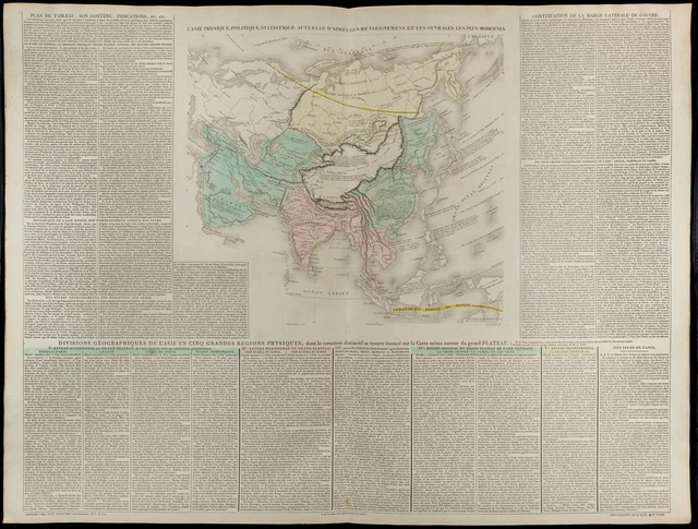 1830CA - LARGE map of Asia - reading - antique engraving £55.07 ...
