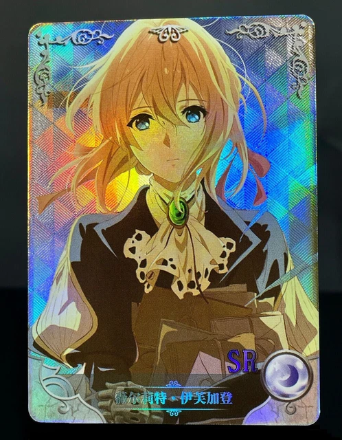 VIOLET EVERGARDEN CARTE SR Goddess Story Anime Waifu Holo Card NS-09 ...