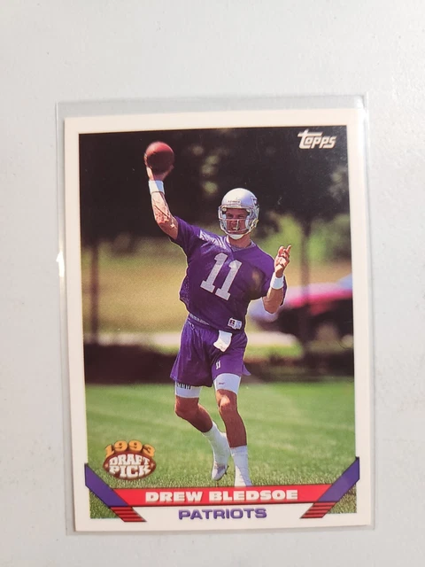 CARTE RECRUE DREW Bledsoe 1993 Topps Draft Pick RC #130 Patriots ...