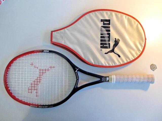NICE! PUMA BORIS Becker Super L4 Tennis Racket Tennisschläger 8.5/10.0 ...
