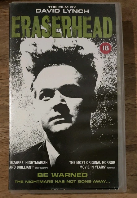 ERASERHEAD VHS VIDEO tape 1999 David Lynch £21.48 - PicClick UK