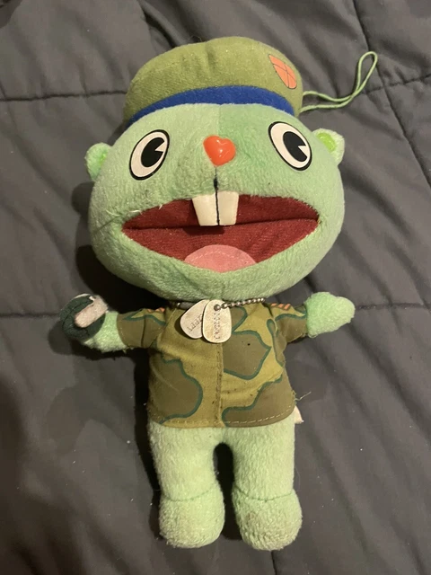 HAPPY TREE FRIENDS Flippy Transforming Plush Fun4all Mondo Media £220. ...