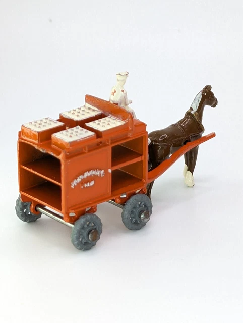 MATCHBOX LESNEY MOKO 7a Horsedrawn Milk Float vintage diecast toy car ...