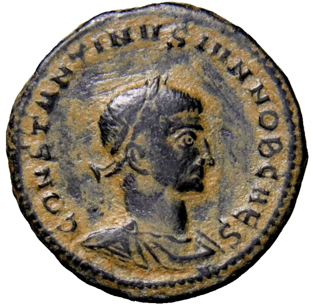 CERTIFIED GENUINE ANCIENT Roman Coin RARE Constantine II CLARITAS ...
