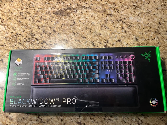 RAZER BLACKWIDOW V3 Pro Wireless Mechanical Gaming Keyboard. £88.75 ...