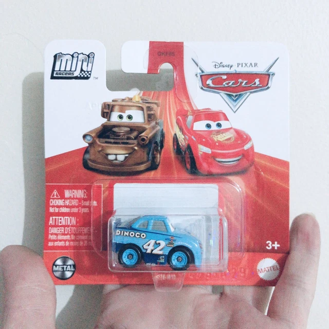 DISNEY PIXAR CARS Mini Racers "CAL WEATHERS" Blue Dinoco #42 EUR 7,09 ...