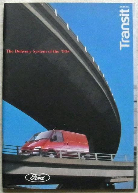 FORD TRANSIT RANGE Sales Brochure Sept 1994 Ref FA1197 Van Chassis Cab ...