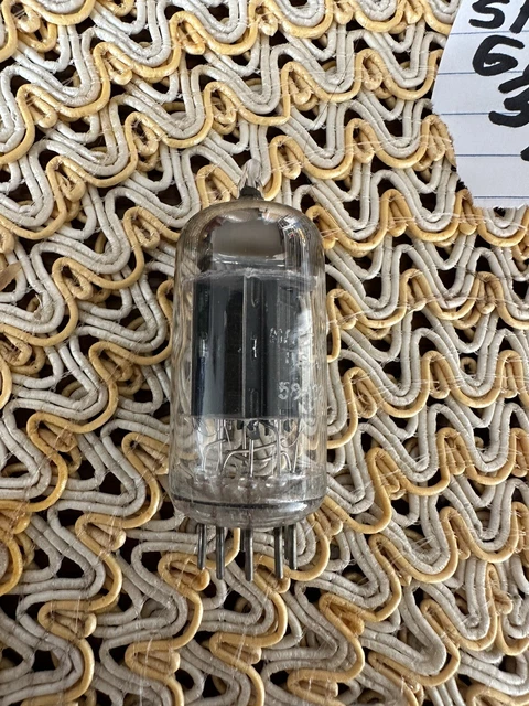 RCA 12AX7 LONG black plate ANOS 1958 (#V5) $209.99 - PicClick CA