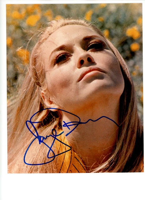 HANDSIGNIERTE 8X10 FOTO Schauspielerin Film Star Faye Dunaway Bonnie ...