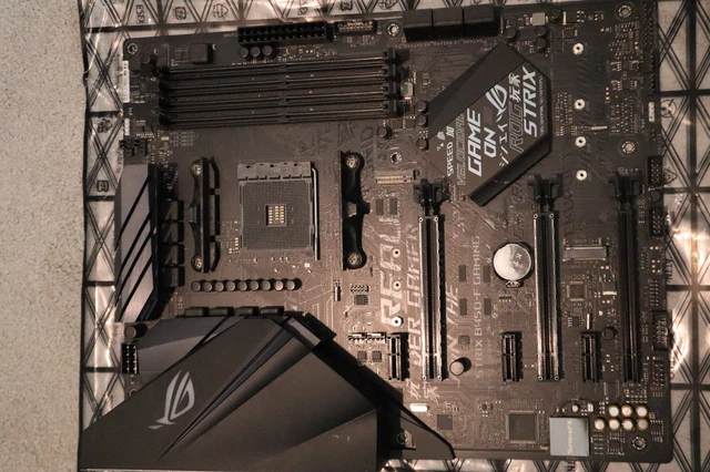ASUS ROG STRIX B450-F Gaming AMD AM4 ATX Motherboard – Untested £31.92 ...