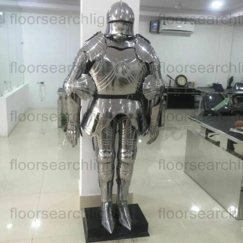 MEDIEVAL KNIGHT ARMOR Full Suit Gothic SCA LARP Wearable Combat With ...