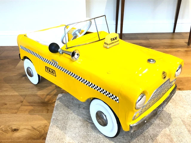 TRI-ANG PEDAL CAR "UNIQUE" TAXI CAB, Fully Restored Vintage 1950s-60s ...
