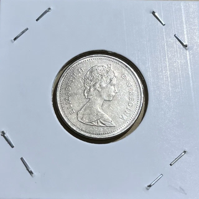 1987 5 CENTS Elizabeth II Canadian Nickel Five Cent Coin $2.45 ...