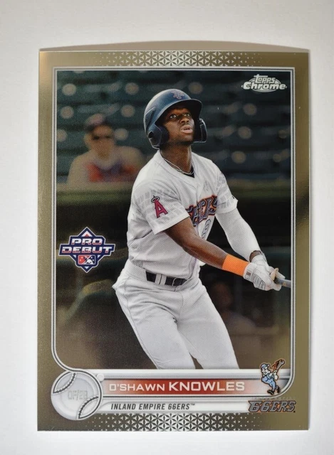 2022 PRO DEBUT Base Chrome #PDC-131 D'Shawn Knowles - Inland Empire ...