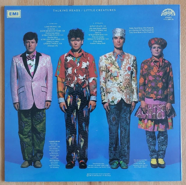 TALKING HEADS : Little Creatures : Lp : Rare 1986 Czech Press ...