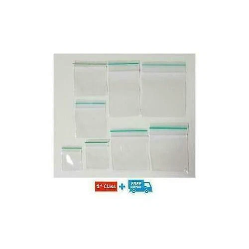 TRANSPARENT PRISE VERROU Plastique Refermables à Coller Polythène Sacs ...