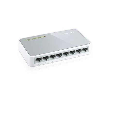 TP-LINK TL-SF1008D 8-PORT 10/100Mb Ethernet Desktop Switch Hubs Plug ...