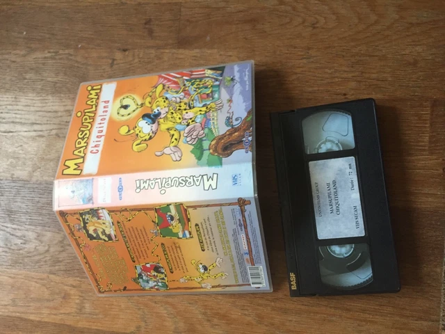 CASSETTE VIDEO VHS DESSIN ANIME MARSUPILAMI chiquitoland EUR 3,00 ...