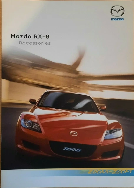 2005 MAZDA RX-8 accessories car sales brochure, UK. Catalogue / auto ...