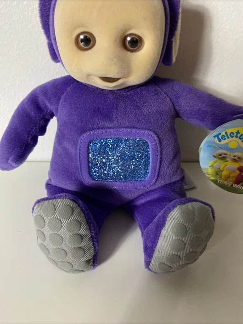 VINTAGE 1998 ORIGINAL Teletubbies Tinky Winky Purple Velvet Soft Plush ...