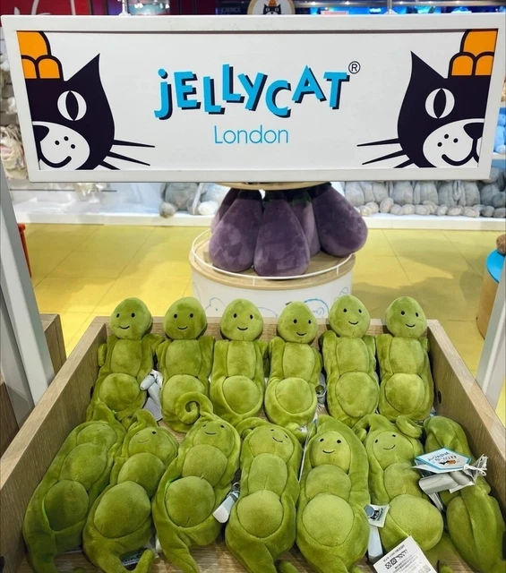 JELLYCAT VIVACIOUS PEA-LIMITED Plush doll tags+dust bag new 1pcs £22.11 ...