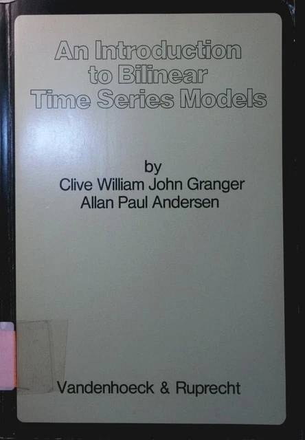 An Introduction To Bilinear Time Series Models William Clive Eur 40 46 Picclick De