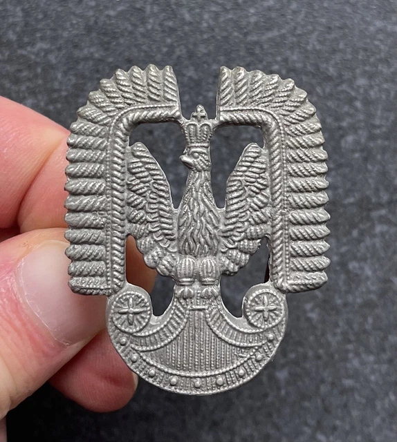 GENUINE POLAND WW2 Polish Air Force Cap Badge £400.00 - PicClick UK
