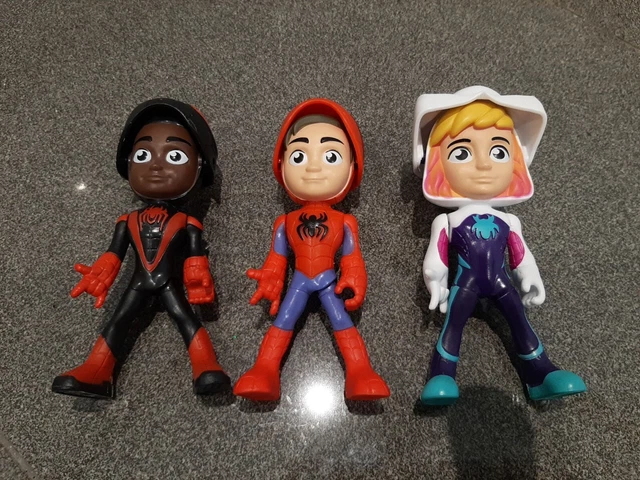 MARVEL SPIDEY AND His Amazing Friends Figures Hero Mask Reveal Figures ...