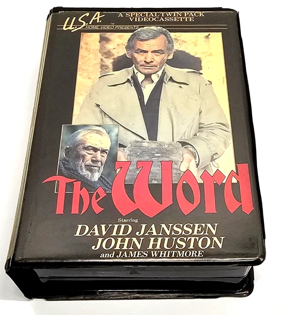 THE WORD VHS Twin Pack 1978 David Janssen Mini Series USA Home Video ...