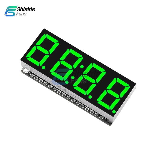 0.56-INCH 4-DIGIT 7-SEGMENT LED Display Module Clock Module HT16K33 Driver I2C $12.97 - PicClick AU