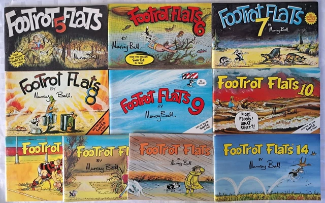 10 FOOTROT FLATS Comic Strip Books #5 to #14 - Murray Ball & Orin Books ...