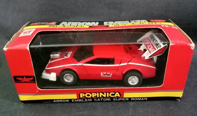 70S POPY PB-38 Arrow Emblem Katori Super Roman Chogokin Diecast Racing ...