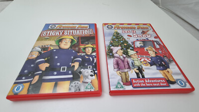 FIREMAN SAM: STICKY Situation DVD and Let It Snow DVD (2005) 2x DVDs £2.49 - PicClick UK