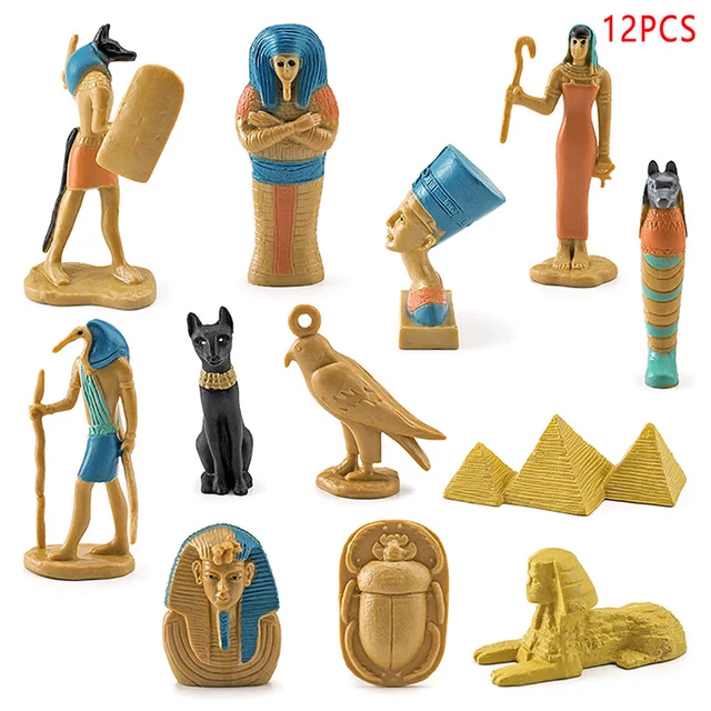 12X ANCIENT EGYPT Figures High Simulation Small Statues Early ...