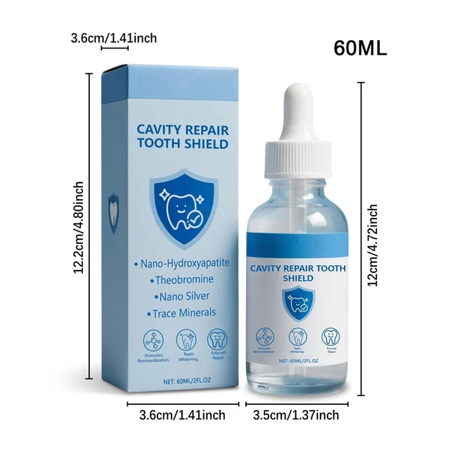 DENTITE CAVITY HEALING Tooth Armor Liquid,Nano Hydroxyapatite Tooth ...