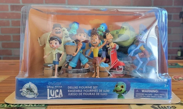 DISNEY PIXAR LUCA Deluxe Figurine Set 9 Piece Toy Set New In Box £47.16 ...