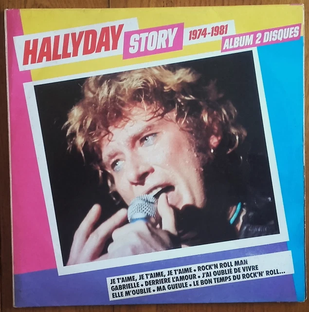 DISQUE VINYLE DOUBLE LP 33t JOHNNY HALLYDAY STORY «1974 - 1981» ROCK ... DISQUE VINYLE DOUBLE LP 33t JOHNNY HALLYDAY STORY «1974 - 1981» ROCK ...