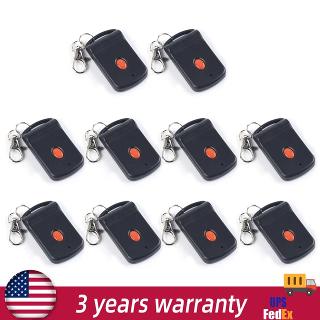 GATE GARAGE DOOR Opener 300MHz 10 DIP Code Remote Control Multi-Code ...