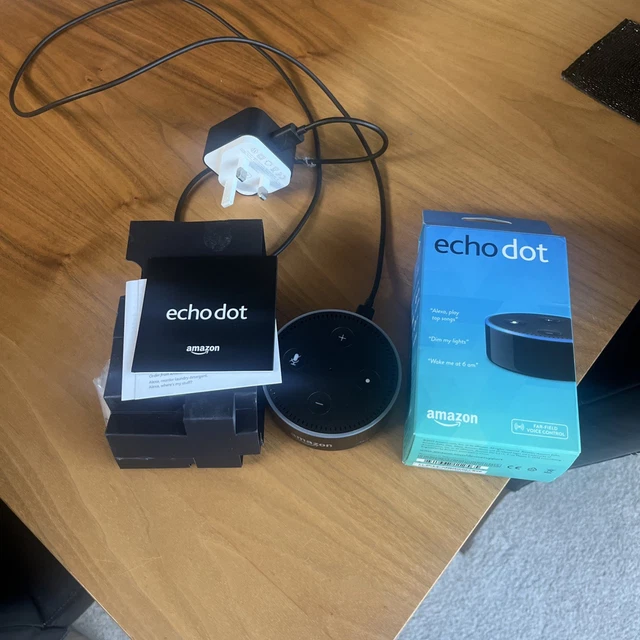 (SPARES OR REPAIRS)AMAZON Echo Dot Smart Speaker Black , in original ...