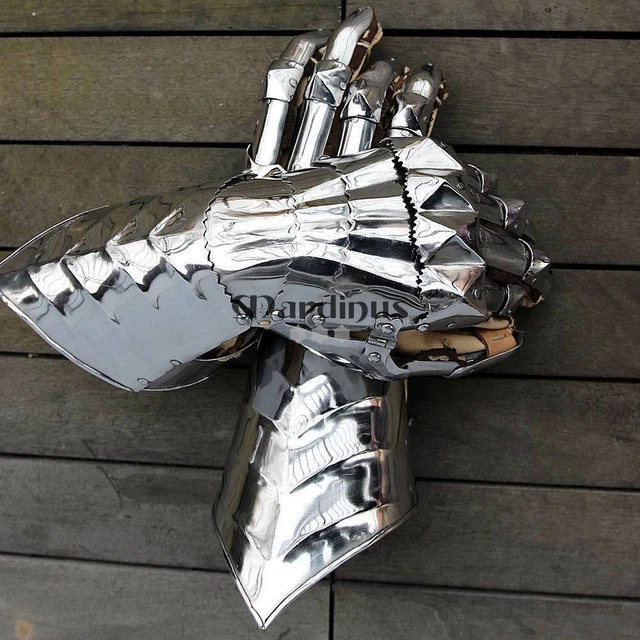 MEDIEVAL KNIGHT ARMOR Gothic Gauntlets Gloves Warrior Armor gift ...