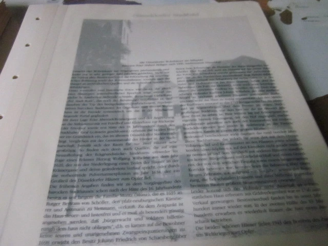 DÜSSELDORF ARCHIV 2 Stadtbild 2067 Wohnhäuser am Stiftspklatz 1900 Foto ...