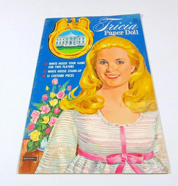 TRICIA NIXON PAPER Dolls, Vintage Paper Doll Book, Unused, 1970 £22.52 - PicClick UK